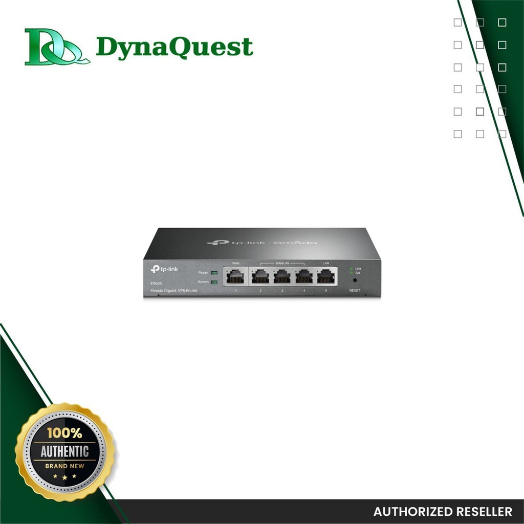 TP-Link Er605 Omada Gigabit Vpn Router | Shopee Philippines