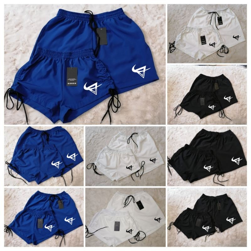 Taslan Couple Short with Drawstring for men and women | Shopee Philippines