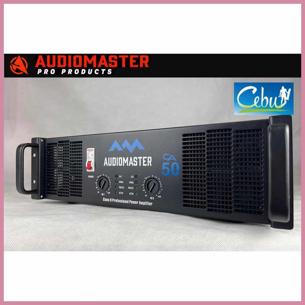 Audiomaster CA50 Power amplifier Black Ca50 | Shopee Philippines