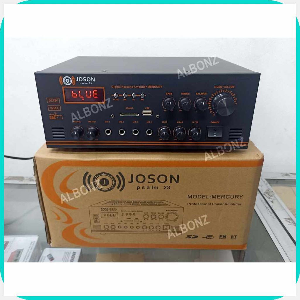 Mercury Joson Professional Power Amplifier with Bluetooth/FM/USB/SD ...