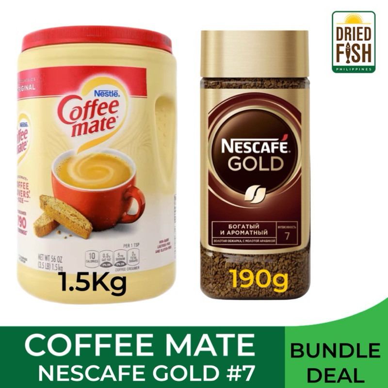 NESTLE Coffee Mate 1.5kg & Nescafe Gold 190grams COMBO DEALS | Shopee ...