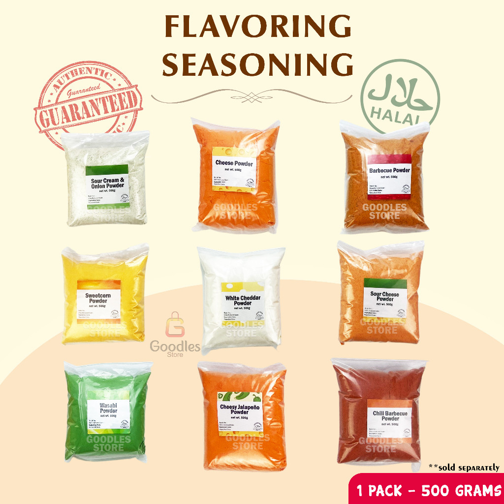 500g Potato Fries Corner Flavor Powder Cheese Flavoring Barbecue ...