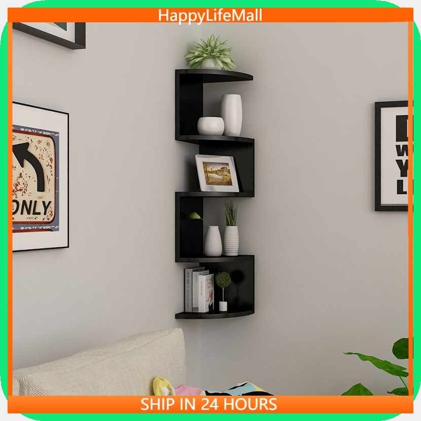 Floating Shelves Nordic Corner Shelf Display Decor Wall Shelves ...