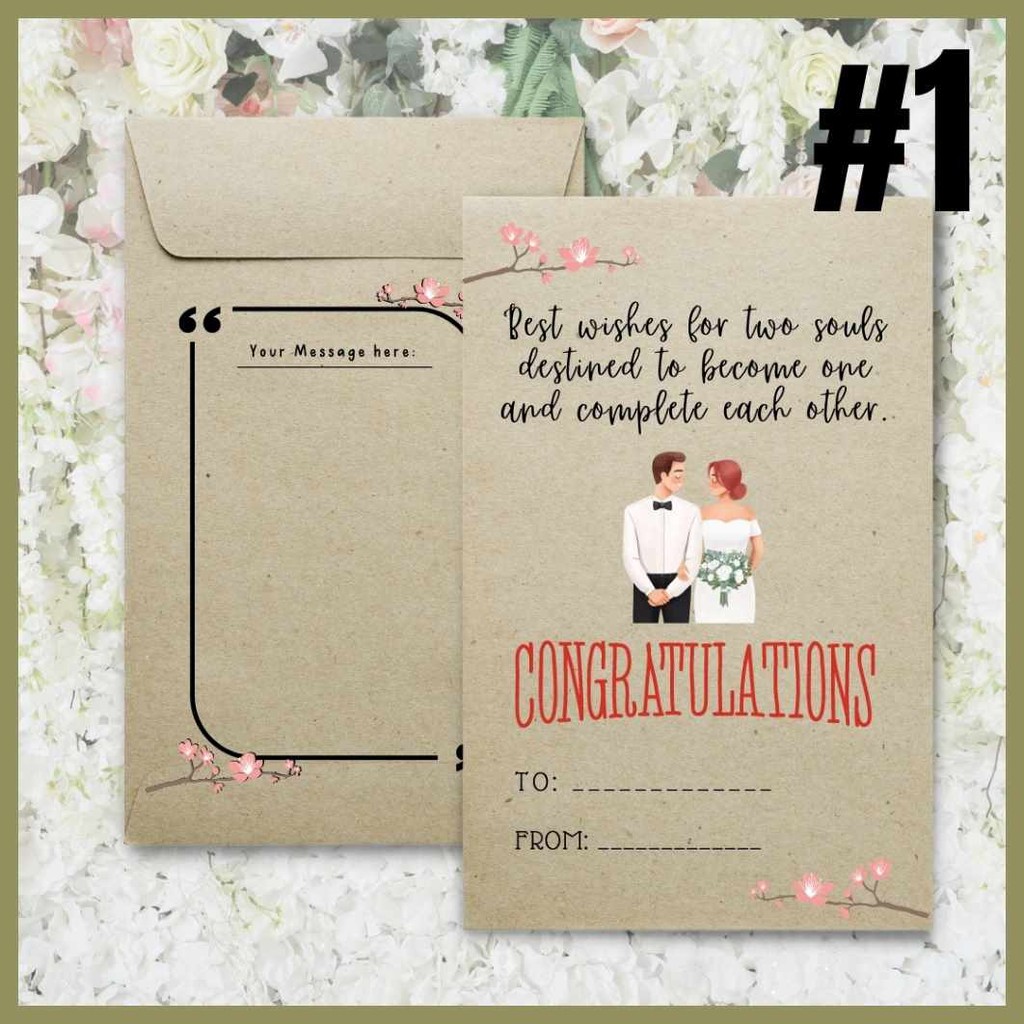 Customized`u~Money|c#Envelope]cT#for]cg#Wedding]gq#50]Nv$PCS | Shopee ...