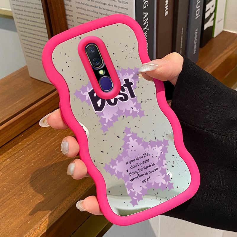 MERAH Casing For OPPO F11 A9 2019 A9X Case Casing Star Pattern Pink ...