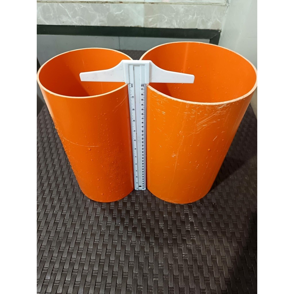 (SOLD PER 1 FT / 12 INCH) BIOPIPE PVC ORANGE PIPE SIZE 6 AND 8 INCH | S ...