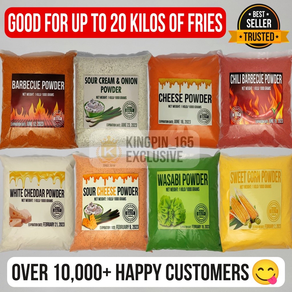 Snack Corner Fries Powder Flavors for French Fries, Potato Chips, Kang ...