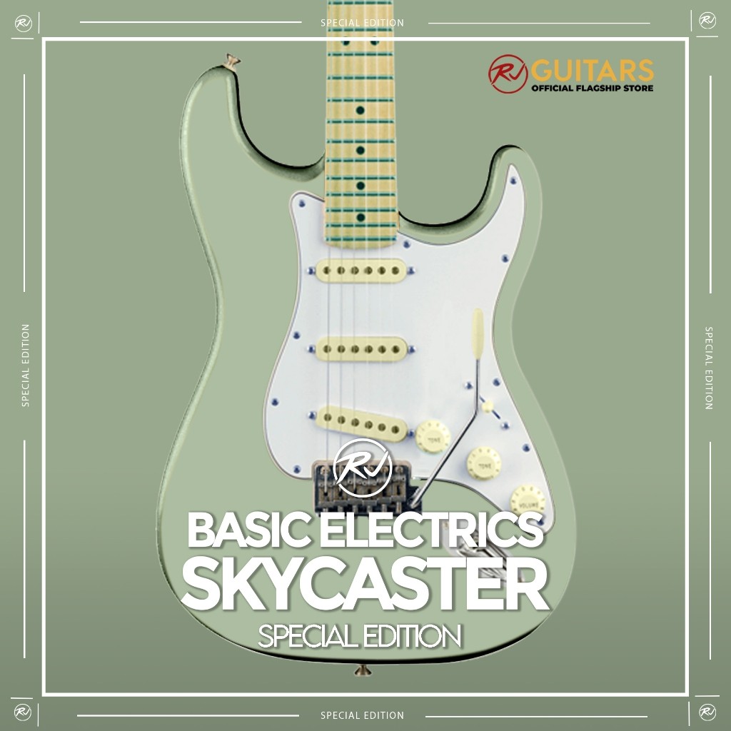 RJ Basic Electrics- Skycaster Electric Guitar Special Edition with Bag ...