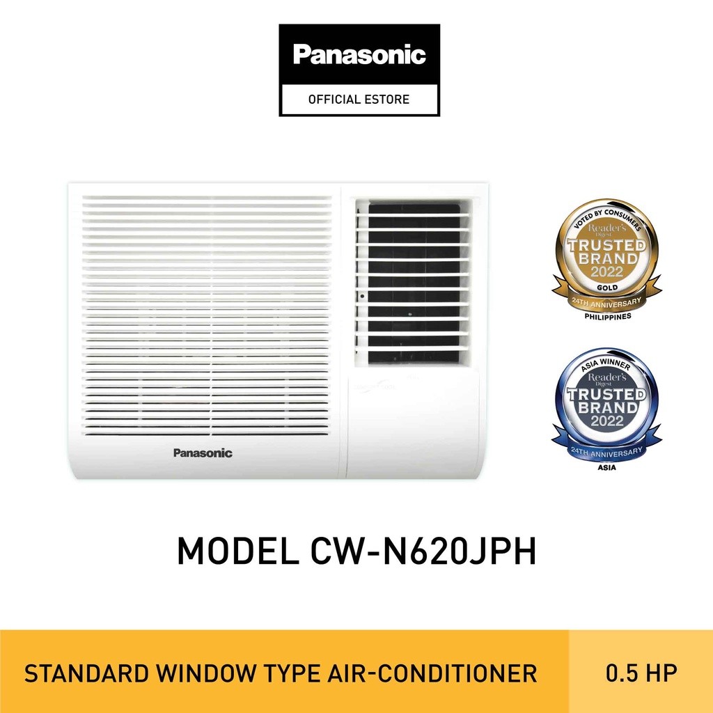 Panasonic,J)CW-N620JPH*lO_0.5Hp%a:Standard%f:Window%c:Type%R:Aircon | Shopee Philippines