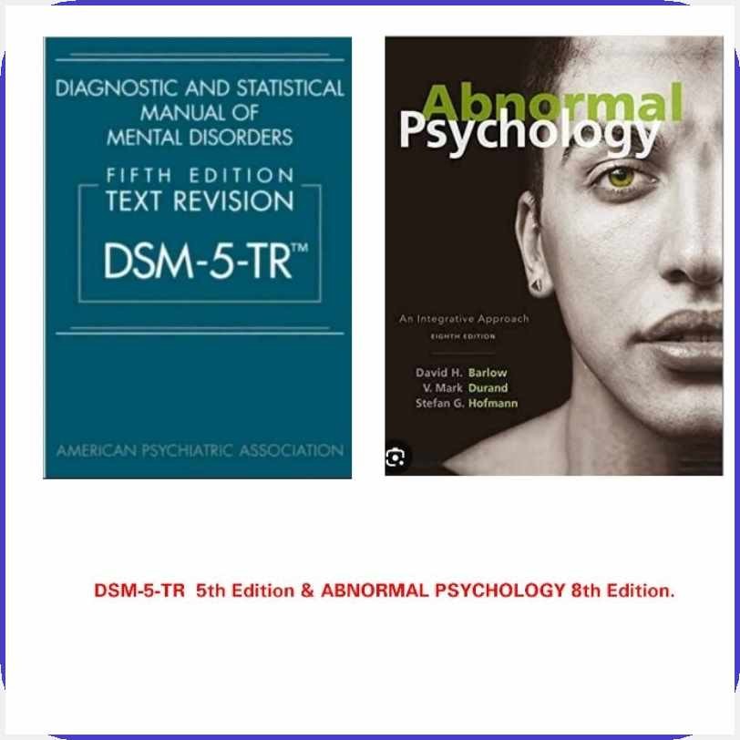 Dsm-5-TR|s&/Abnormal 8th)v>Edition)i>Bundle | Shopee Philippines