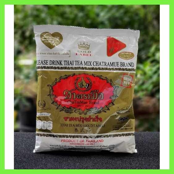 CHATRAMUE{mU%Thai^A}Tea>dH}mix>FY}Gold>TF}Label>GZ}400g | Shopee ...