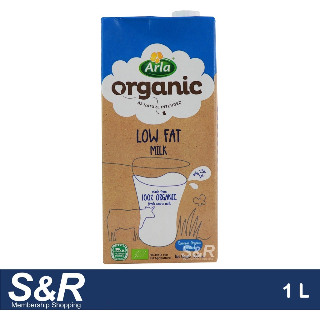 Arla Organic Low Fat Milk 1L | Shopee Philippines