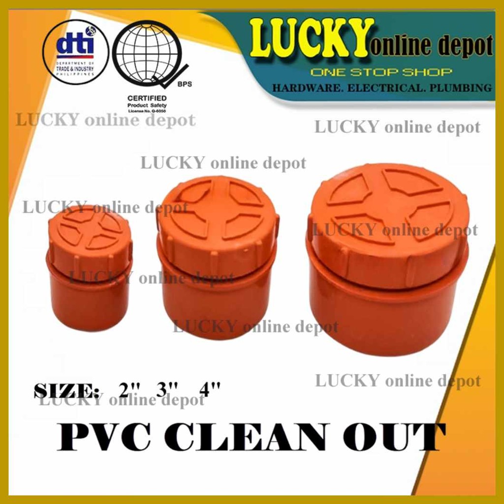 ORANGE!EV+PVC@Xl}CLEANOUT#ZL]SANITARY/sO^PIPE/yW^FITTINGS | Shopee ...