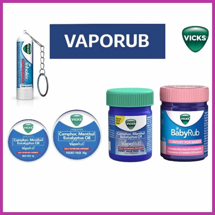 VICKS;b=VapoRub,