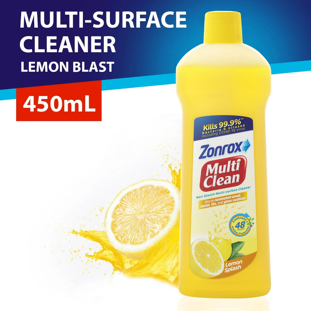 Zonrox Multi Clean Lemon Splash (450 mL) | Shopee Philippines