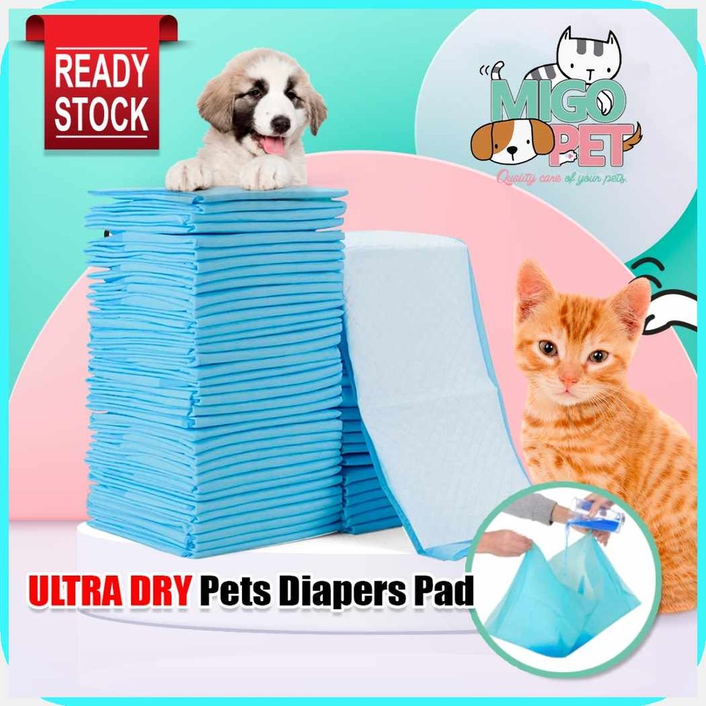 Dog pad pads Per Pack Wee Pee Poop Disposable diapers pets Pack Pet ...