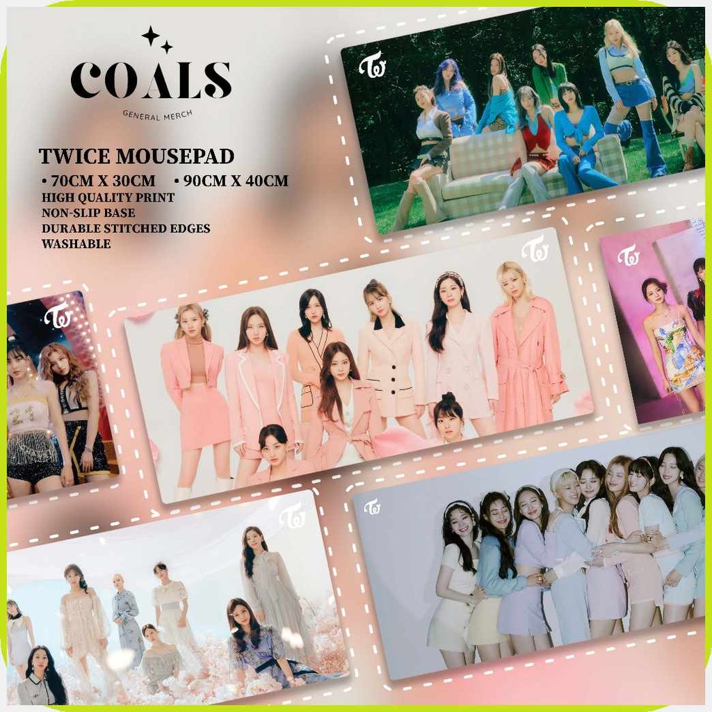 TWICE'y:!kF$Extended~Q?Mousepad*D?|*I?Large*J?Gaming*l?Deskmat | Shopee ...