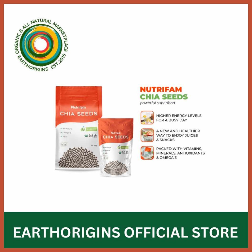 Nutrifam}l'Chia:U@Seeds+sE@(100g) | Shopee Philippines
