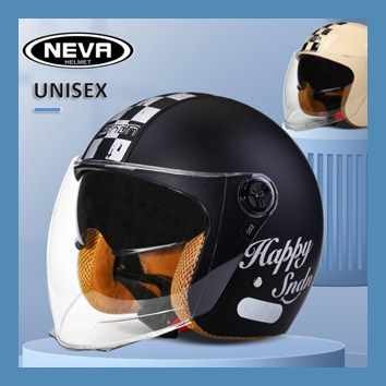 NEVA+Qm^Retro)GN!Classic&i`Motorcycle;p`Helmet;J`Open;v`Face;C`Dual;n ...