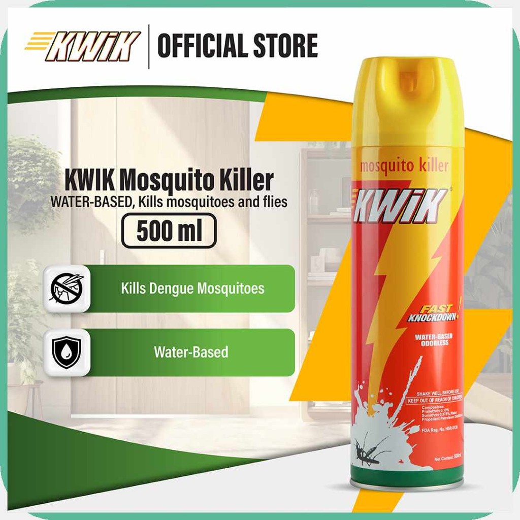 KWiK Mosquito Killer (Water-Based) 500ml | Shopee Philippines