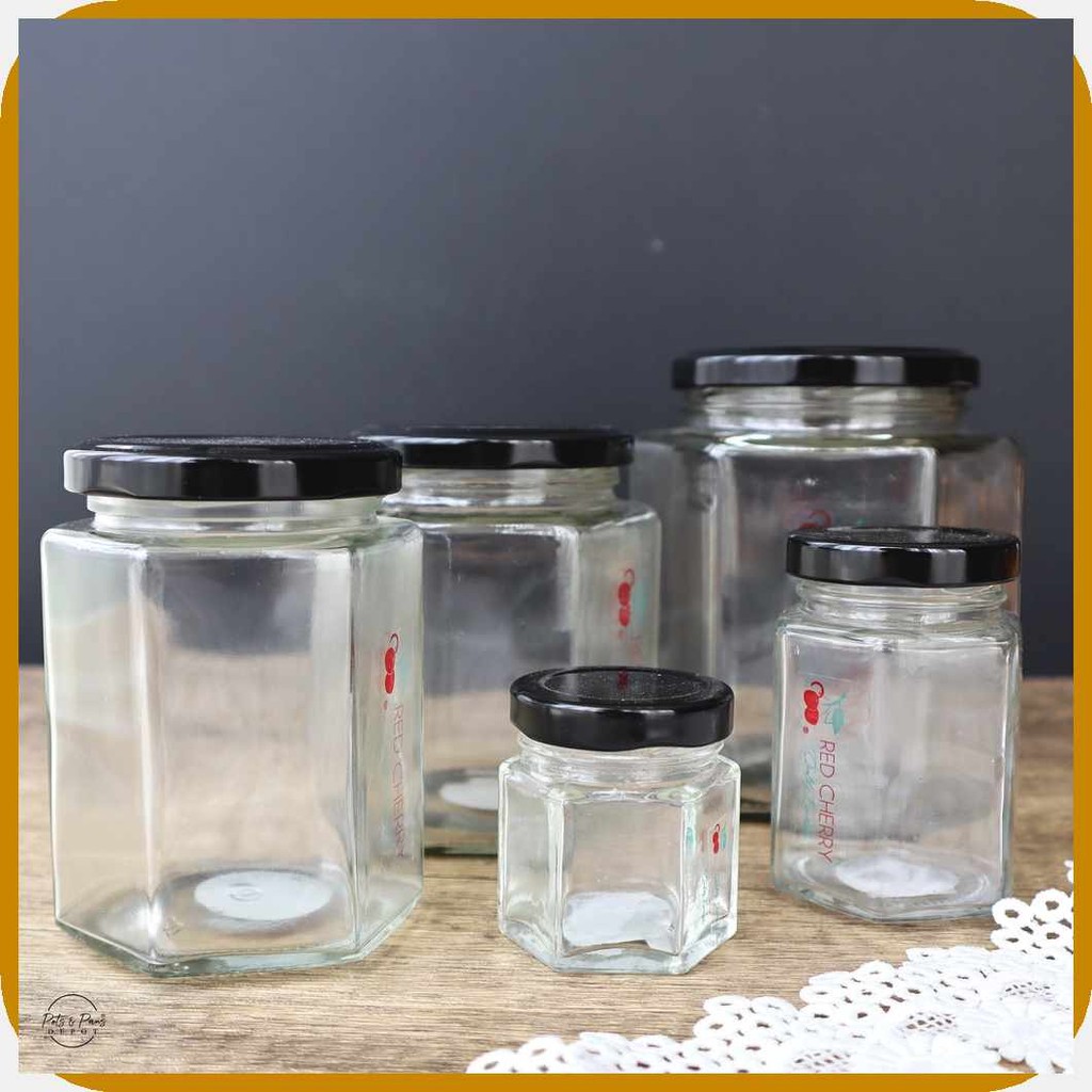 Red:RJ=Cherry[M*Hexagon^r/Mason$f/Jar | Shopee Philippines