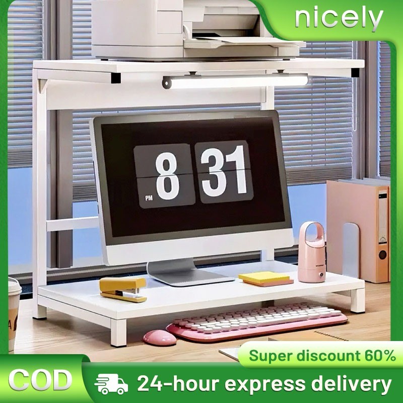 Wooden Monitor Stand Printer Table Computer Stand Printer Stand ...