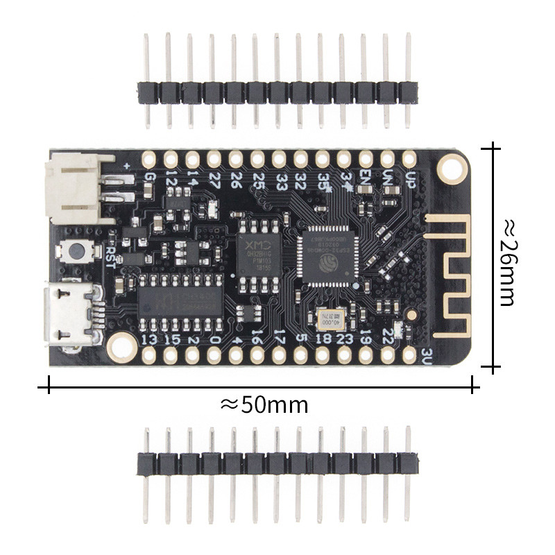 10PCS Wifi Bluetooth Development Board Antenna ESP32 REV1 CH340 CH340G MicroPython Micro USB ...