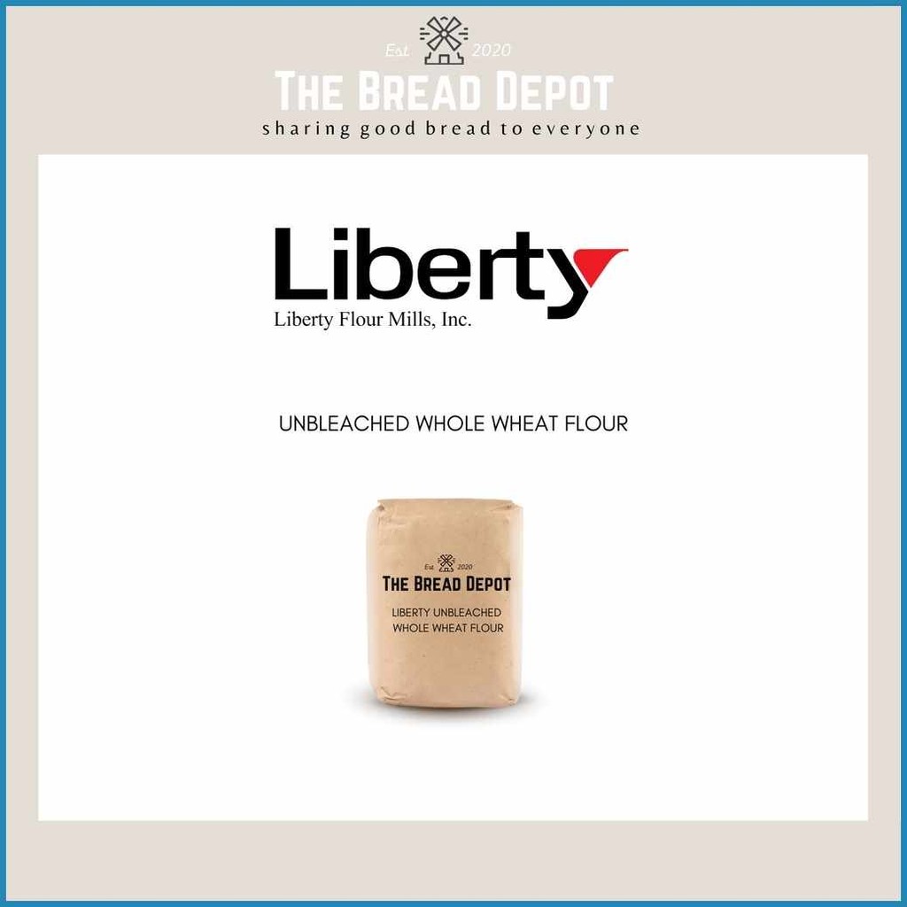 Unleached^bM&Liberty?I'MillsTm-WholeCC-WheatV,Flour!R,(1kg) | Shopee ...