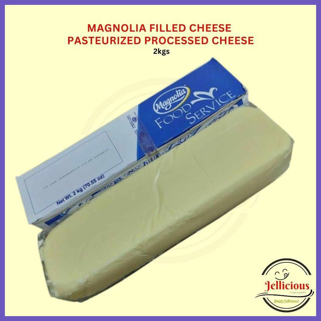 MAGNOLIA Cheddar Cheese Block Food Service 2kg | Shopee Philippines