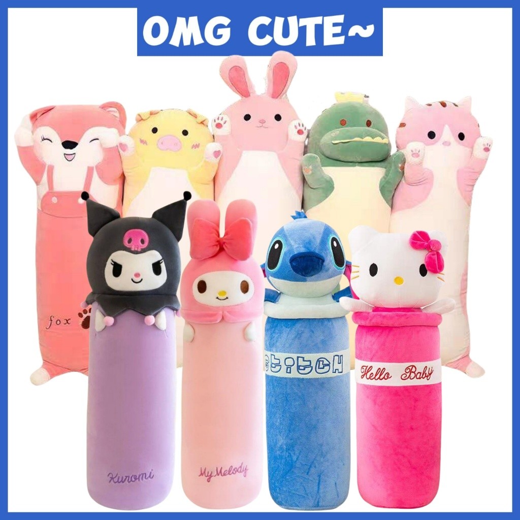 Cartoon monkey plush toy doll cute girl holding sleeping pillow rabbit ...