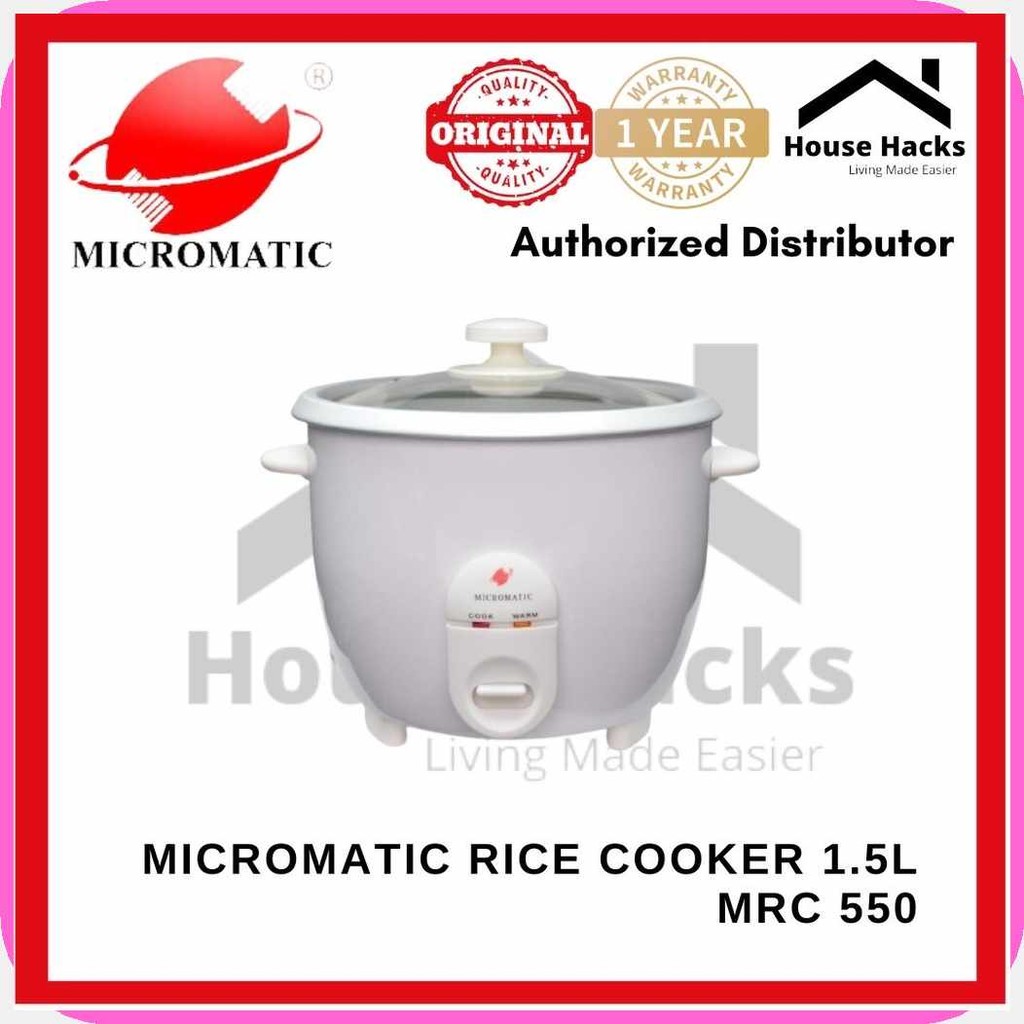 Micromatic}z$MRC+P)550.X#Rice]z#Cooker]B#1.5L]C#(House]m#Hacks ...