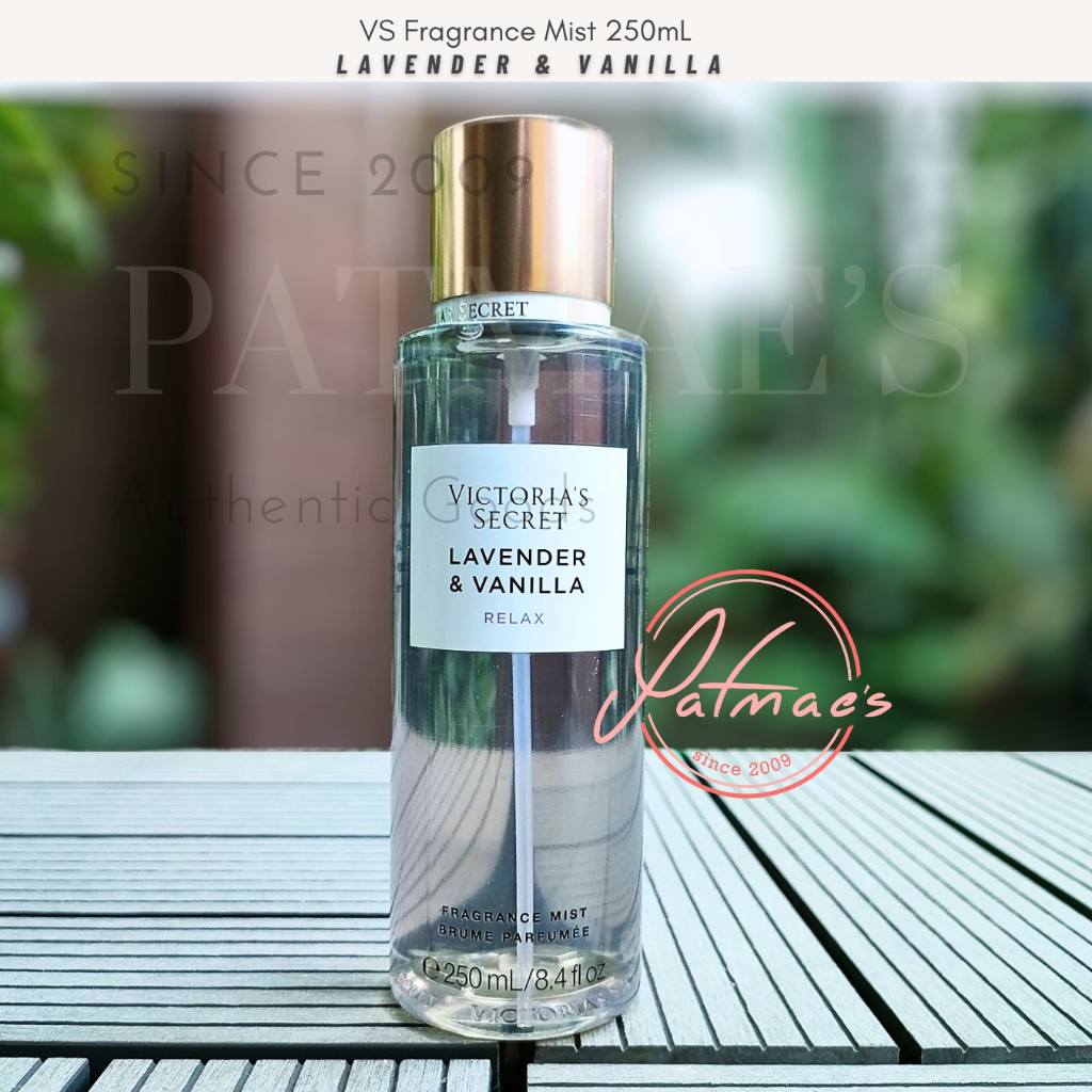 Victoria's Secret Lavender and Vanilla Fragrance Mist Relax 250mL (sold ...