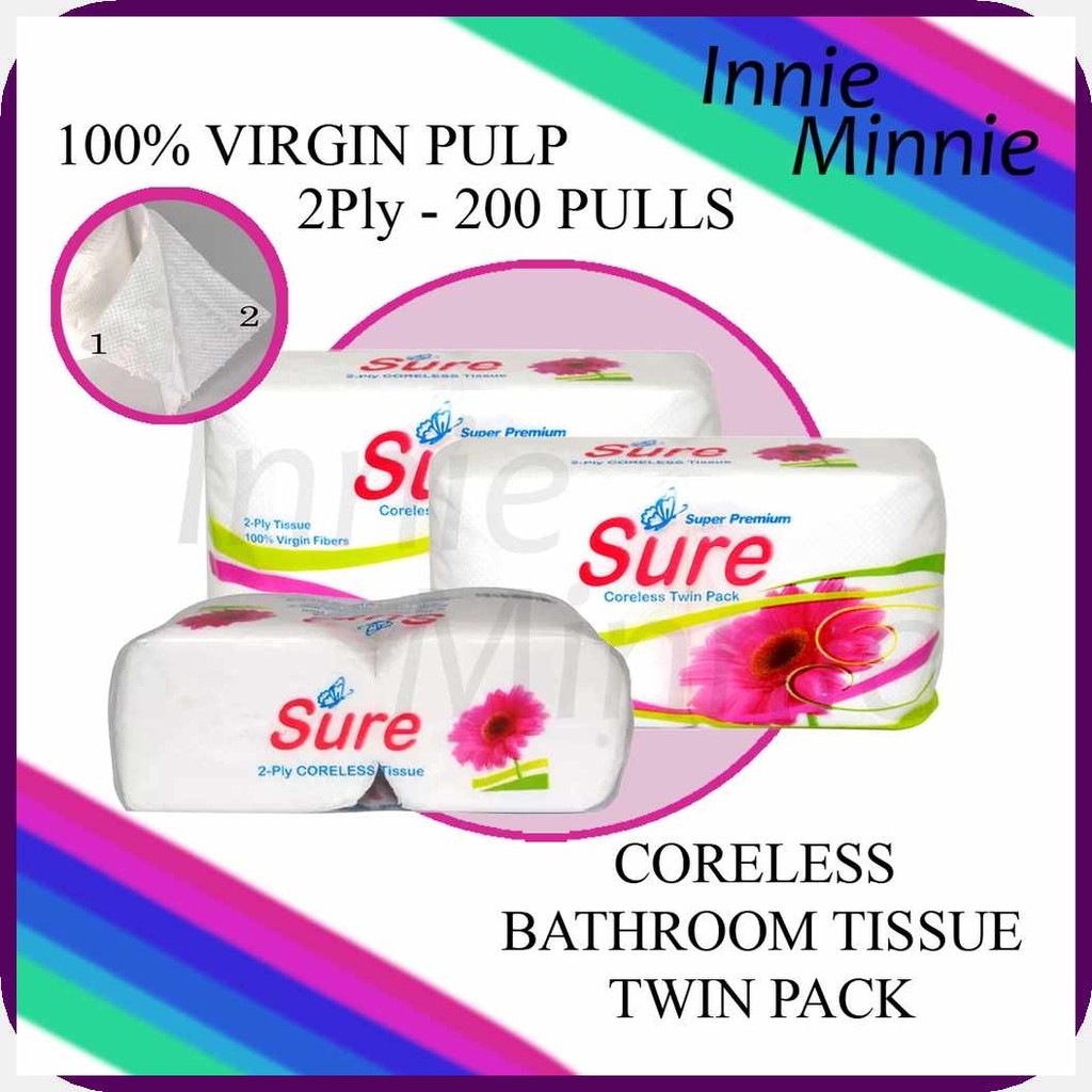 Coreless;S_Bathroom(k|Tissue{B'TWIN{L'PACK{m'100%|C(Virgin|b(Pulp|f ...