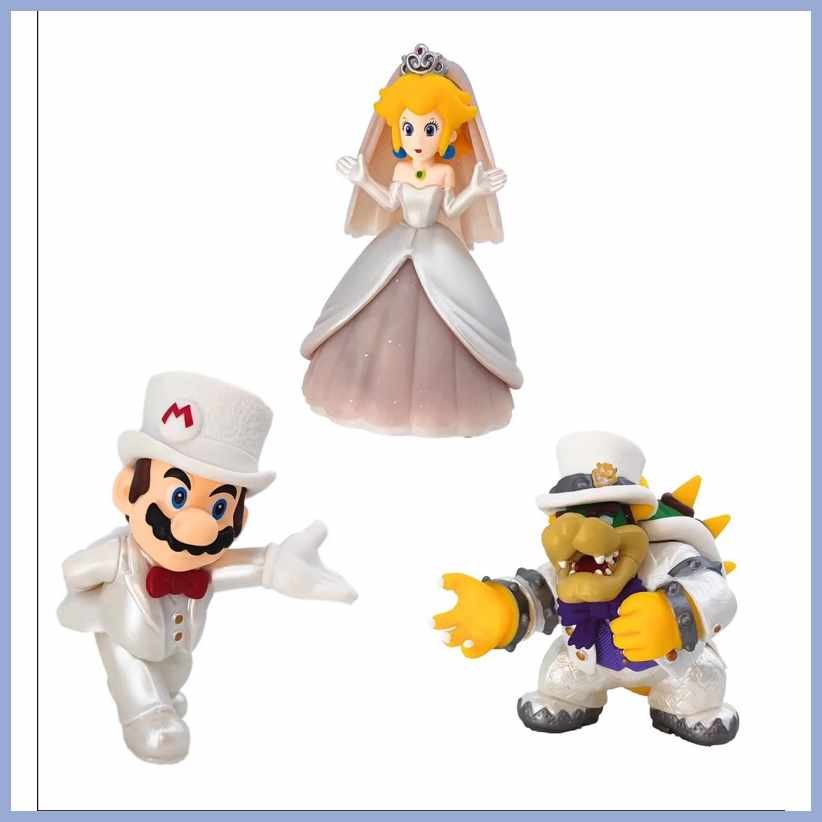 Super)UMario/uY[Bros`ii;Bowser&Koopa&Yoshi&Mario&Maker&Luigi Peach PVC ...