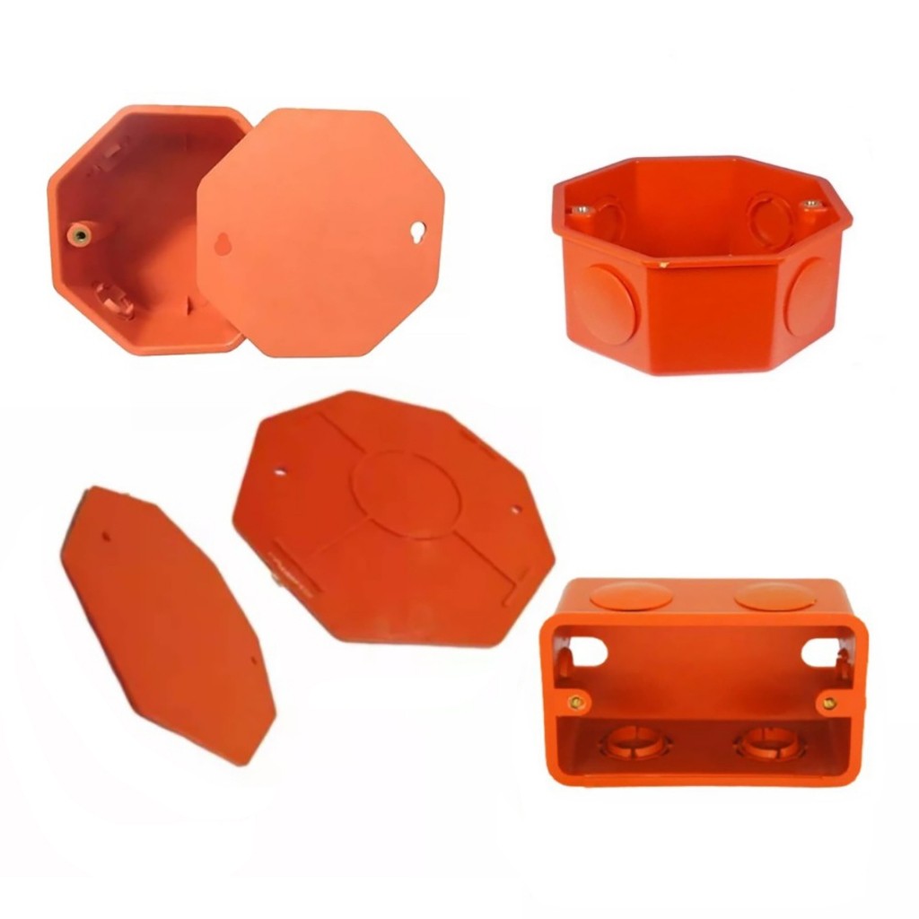 PVC Orange Junction Box/ Utility Box / Cover ( FOR ELECTRICAL ...