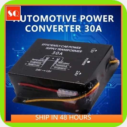 Transformer;H!converter]GY%vehicle!IP[DC,YL[24V,N[to,P[12V,X[30A,X[power supply voltage step ...