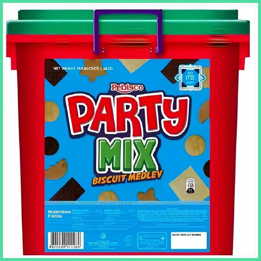 Rebisco]Hk*Party)w,Mix;s&Biscuit`B&Medley`W&Bucket`Uo&1.68Kg | Shopee ...