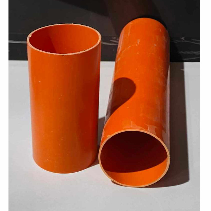 BIOPIPE (LENGTH 4 INCH 6 INCH AND 12 INCH) PVC ORANGE PIPE SIZES 2 TO 4 ...