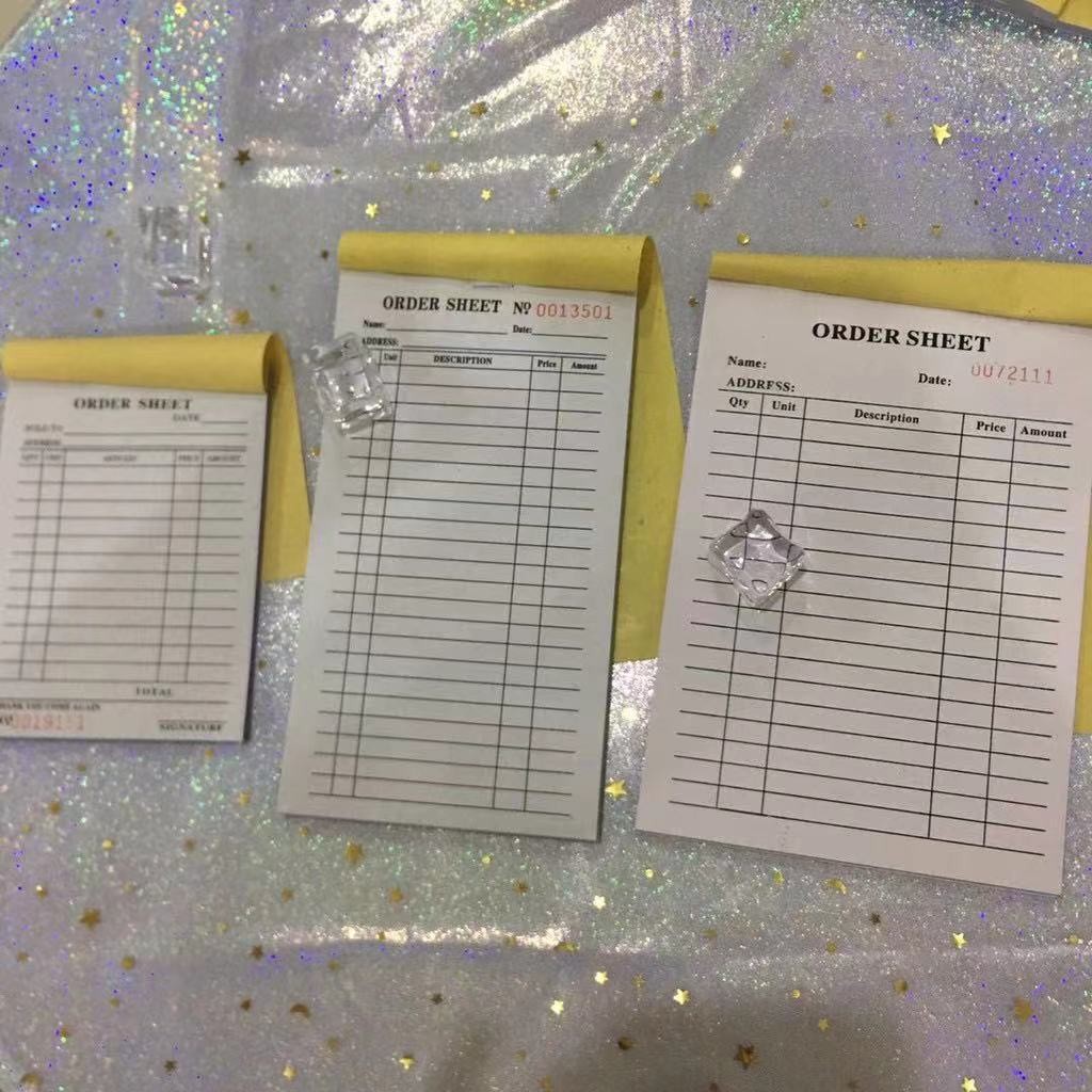 Order sheet (resibo) | Shopee Philippines