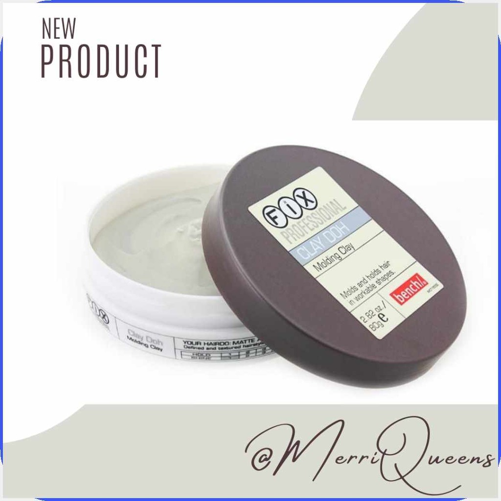 BENCH Clay Doh 80g / Molding Clay / Hair wax for men | Shopee Philippines