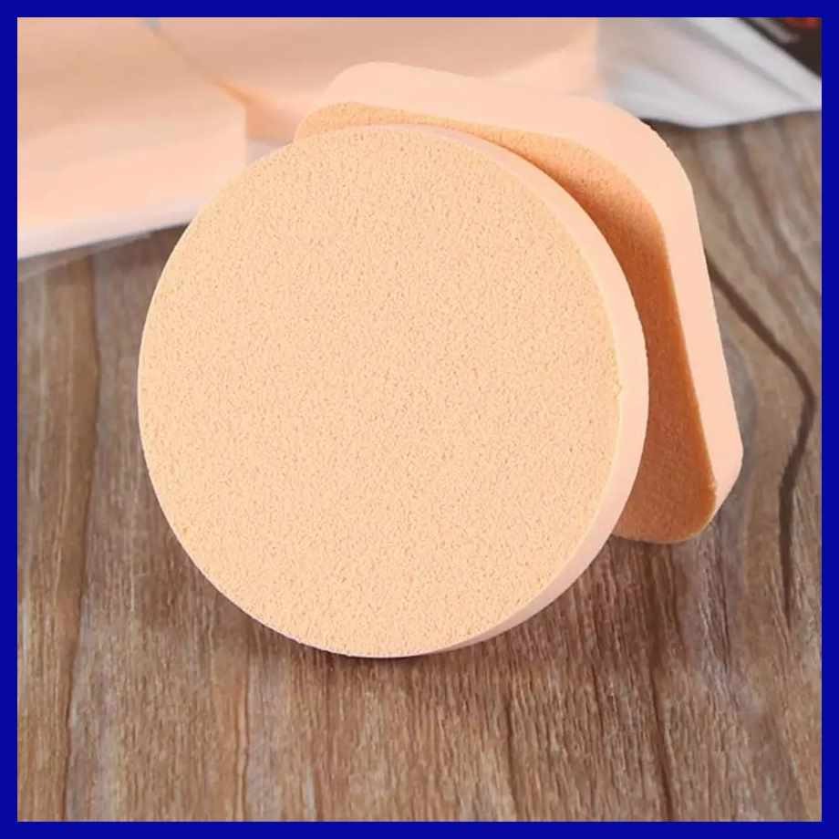 2pcs. Foundation Sponge Puff for Makeup Artist Round Square Set Wet and ...