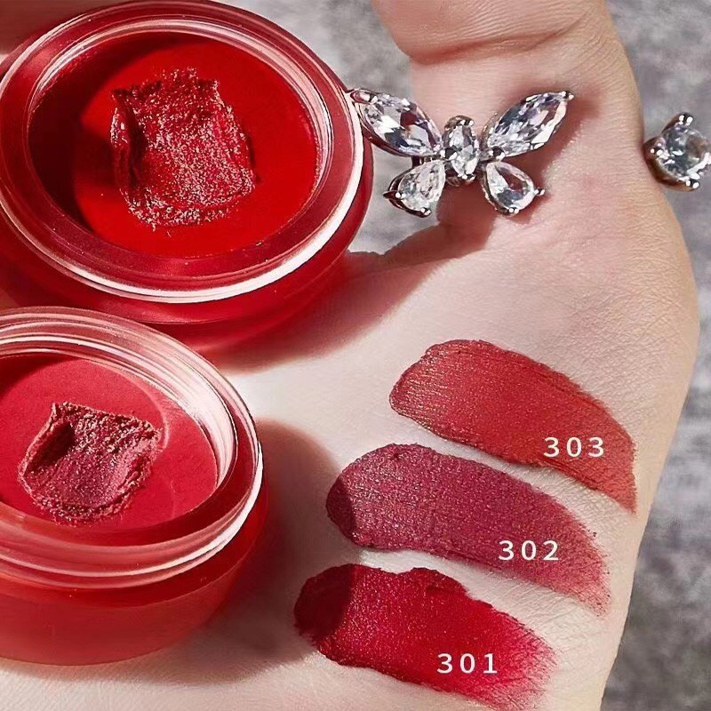 mekoco Creamy Matte Lip and Cheek Mud with 3 Shade | Shopee Philippines