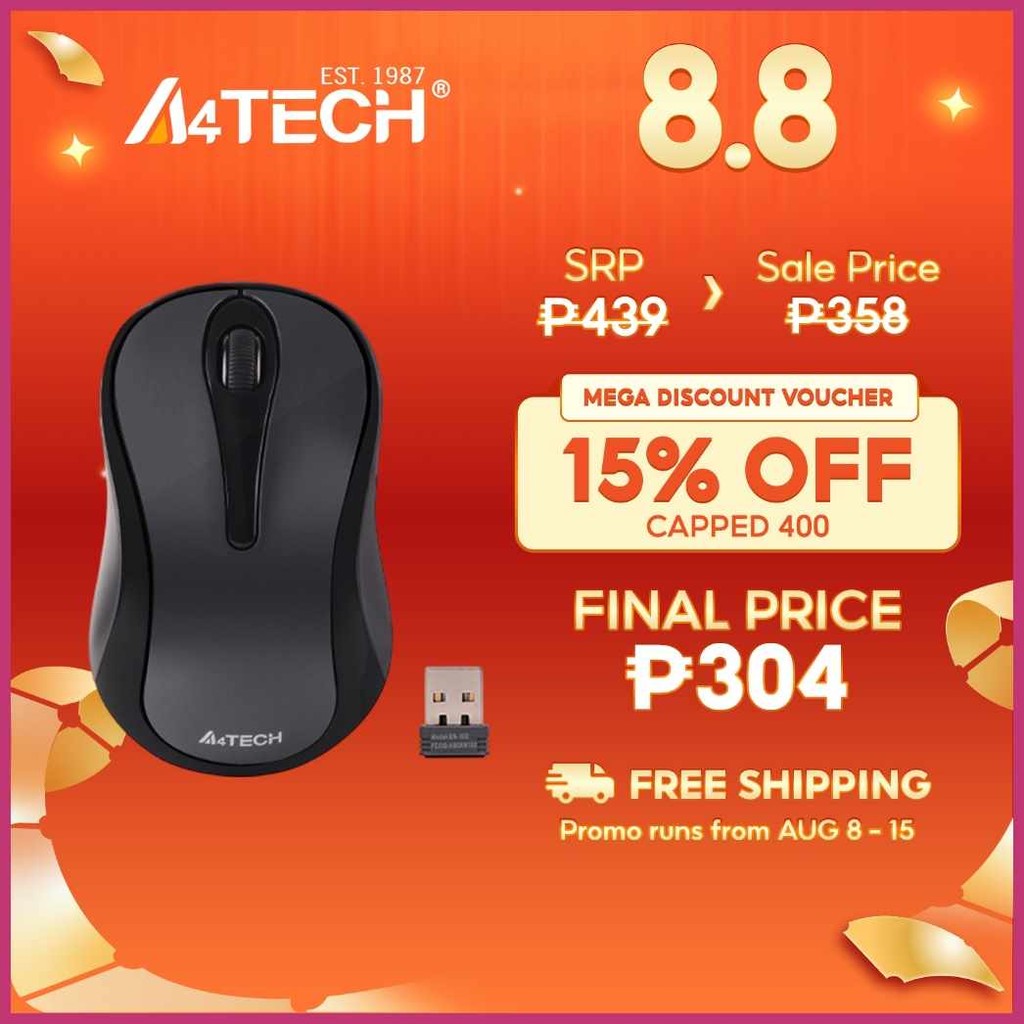 A4Tech[W,G3-280N-1,v[Power-ASaving-sWireless-xMouse-L(Glossy,rR[Grey ...