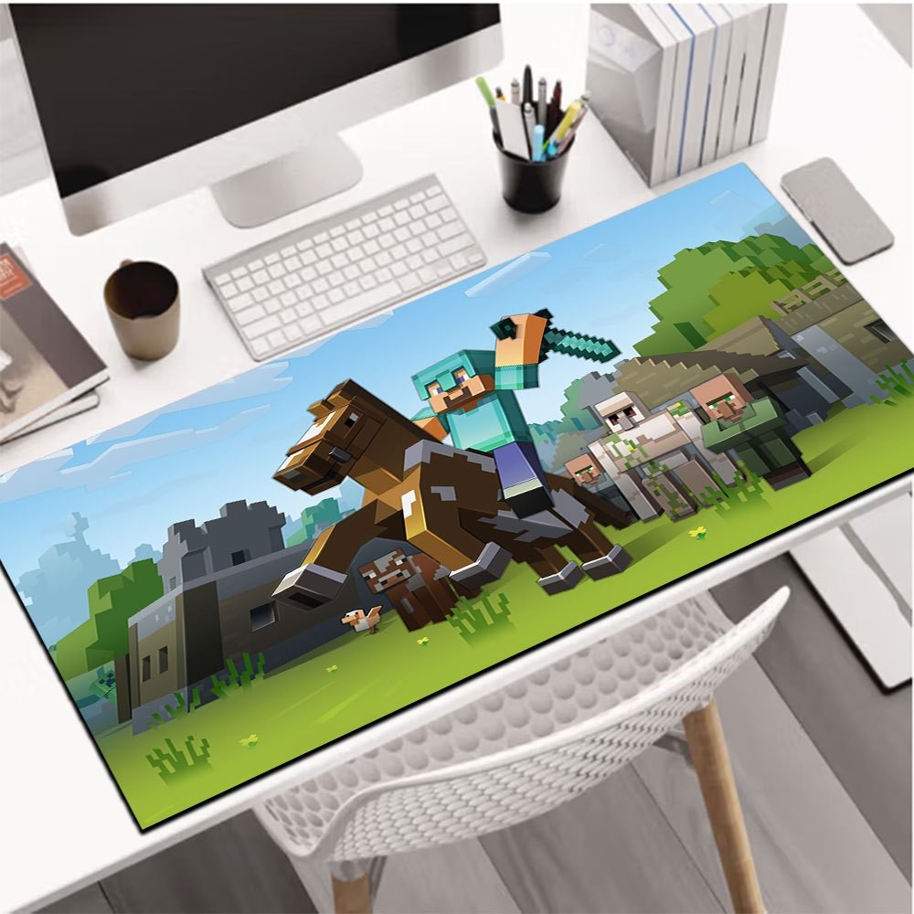 1pc Large Mouse Pad Minecraft computer mat desk Anti slip Desk Mat ...