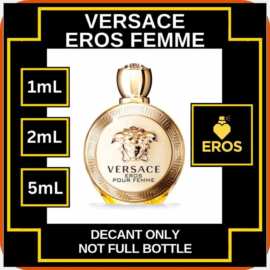 Ver$S?sace;hH/Eros>ym)Pour}sD)Femme}IJ)EDP}oo)1mL}YL)2mL}Ef)5mL decant ...