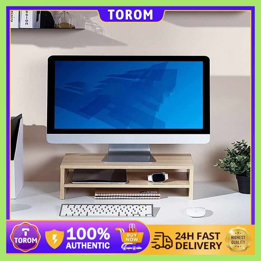 Computer Monitor Screen Increased Rack Desktop Rack Monitor Rack Riser ...