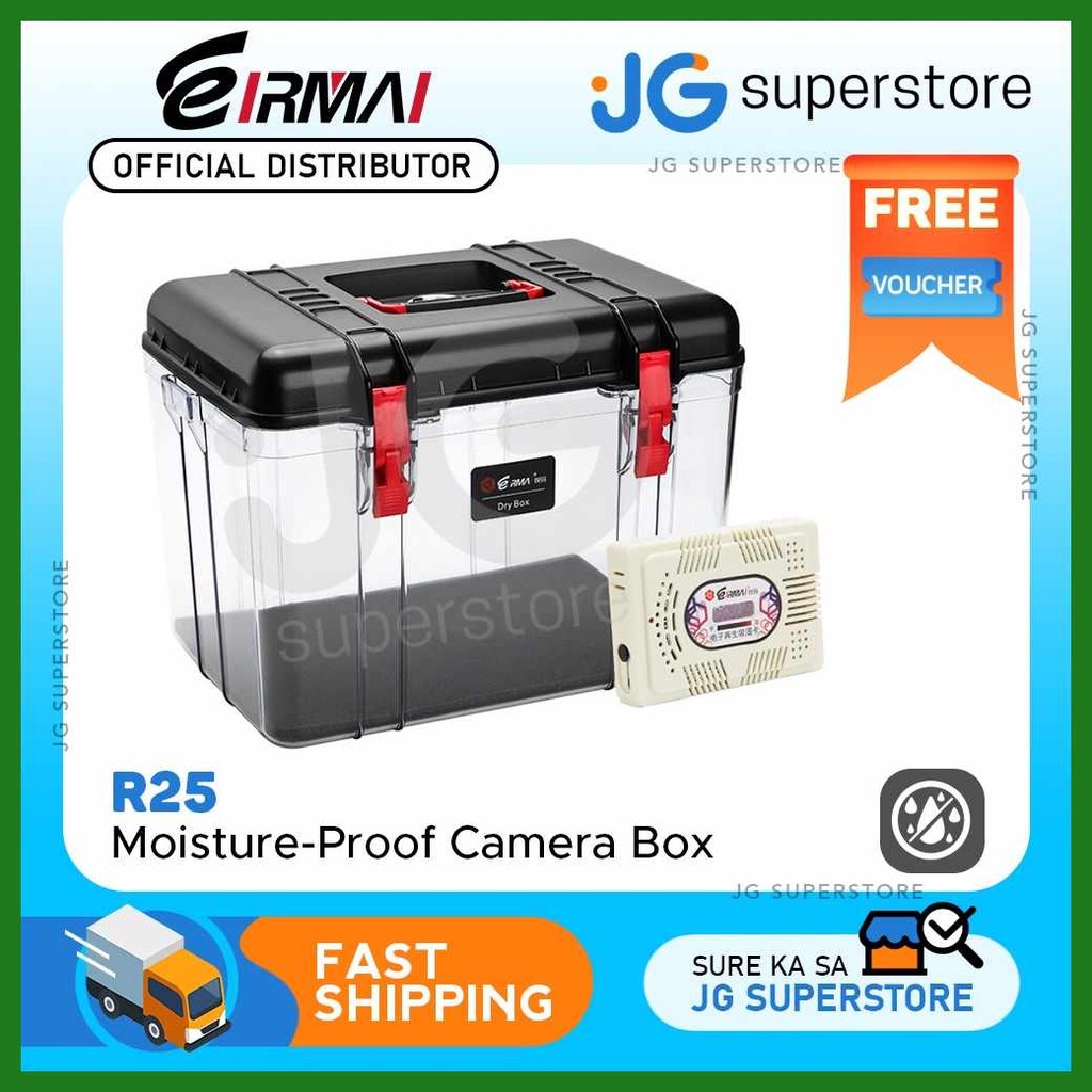 Eirmai R25 Moisture-Proof Dry Box 24-Liters with Dehumidifier ...