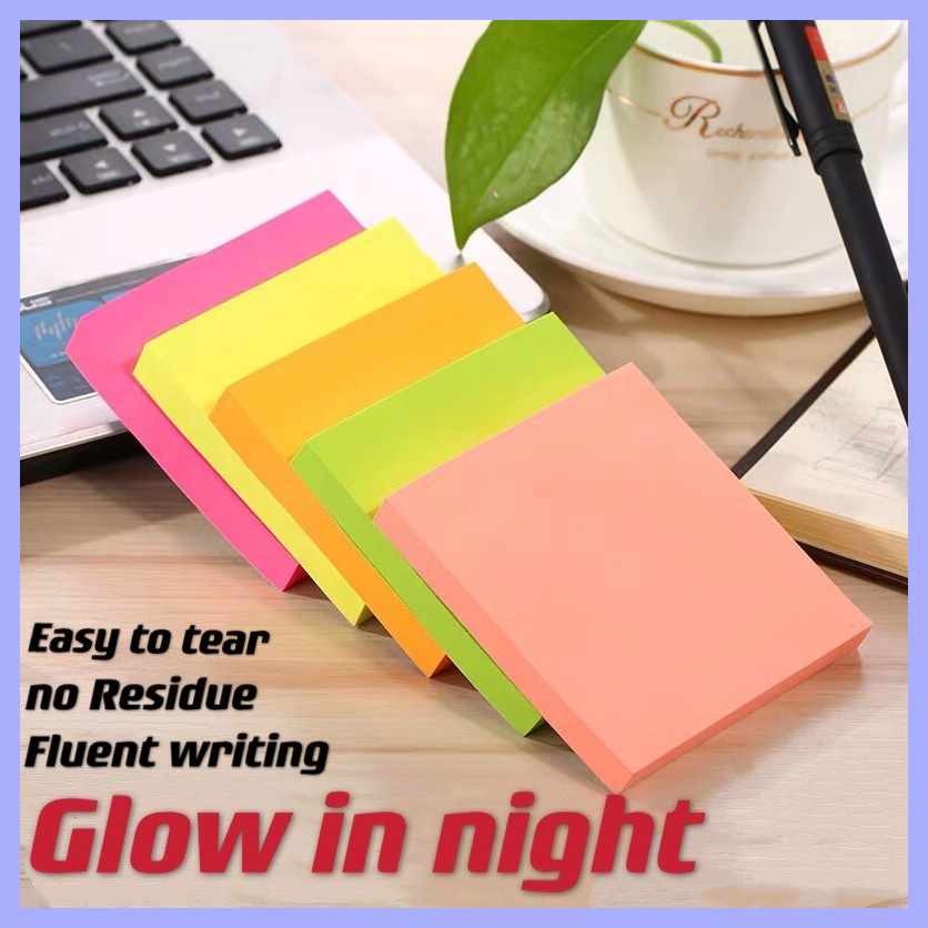 100 sheets sticky note (square) school supplies Sticky Notes | Shopee ...