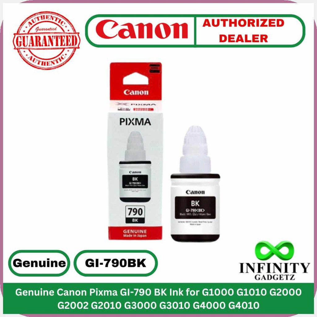 Genuine#U+Canon#D@Pixma&kj`GI-790BK;k`Ink;S`(Black)