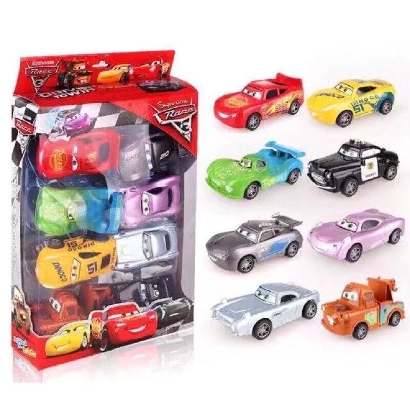 High-Quality 8 in 1 Super Racing Pull Back Racing Cars Toy for Kids ...